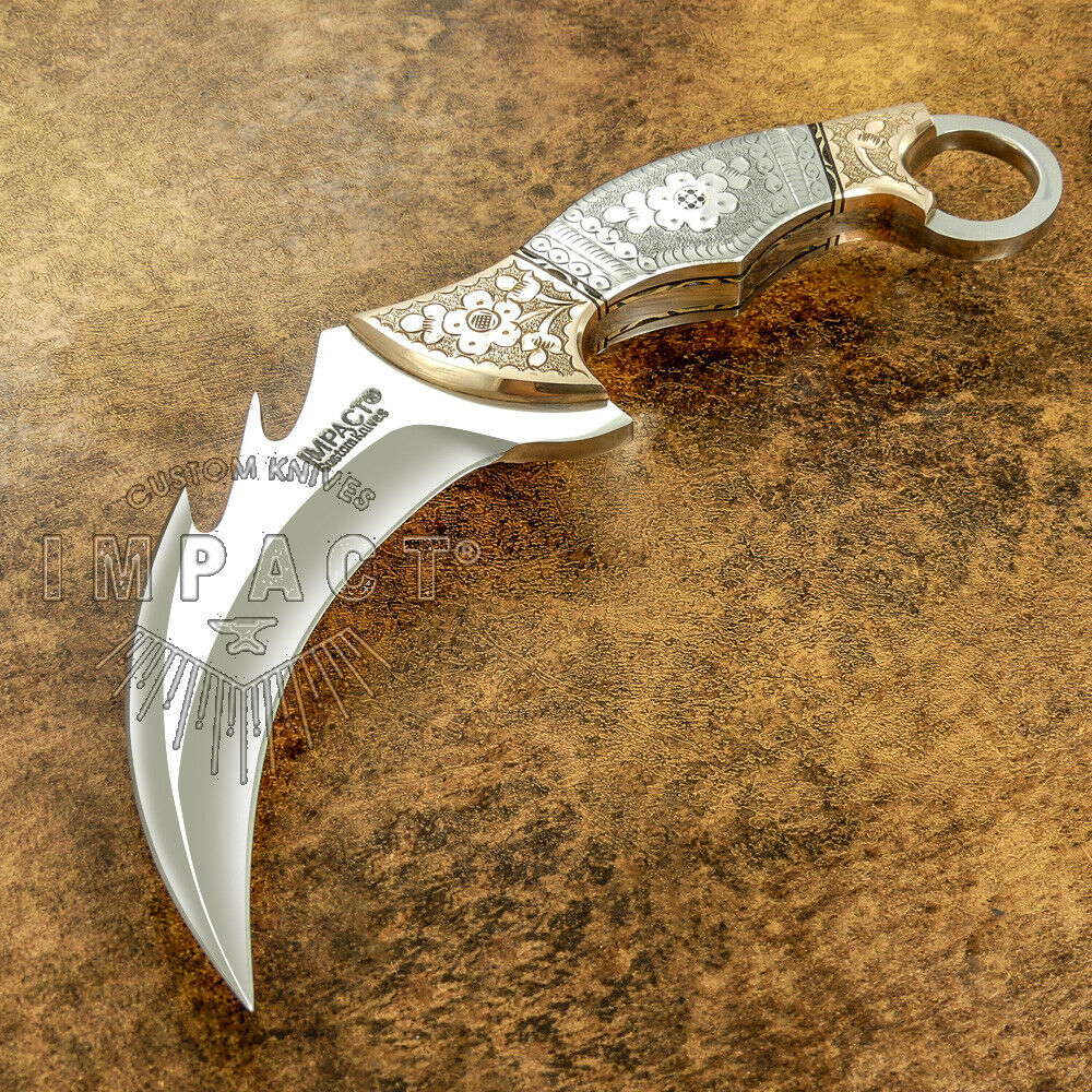 IMPACT CUTLERY CUSTOM KARAMBIT KNIFE