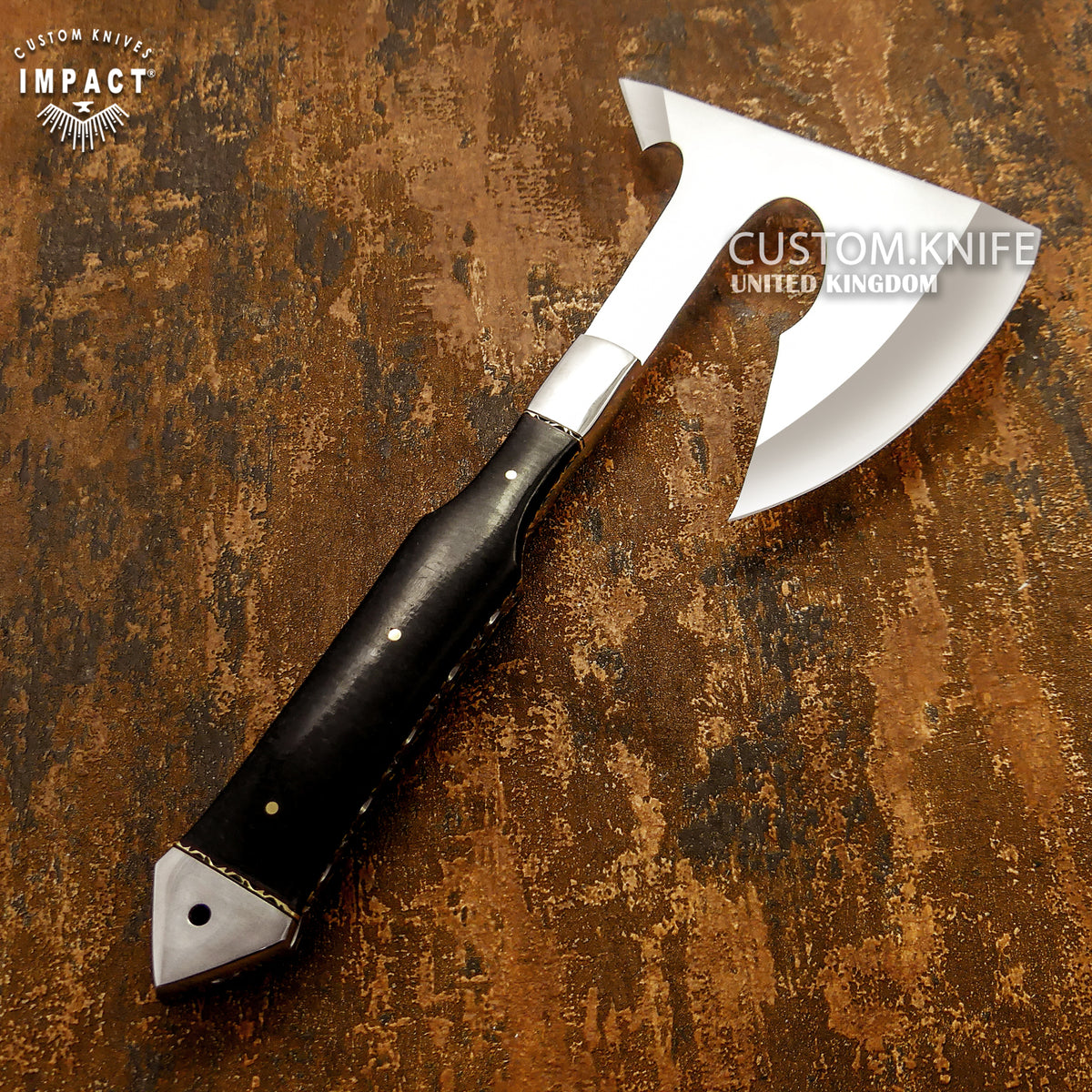 IMPACTCUSTOM D2 FULL TANG HATCHET TOMAHAWK AXE – IMPACT CUTLERY