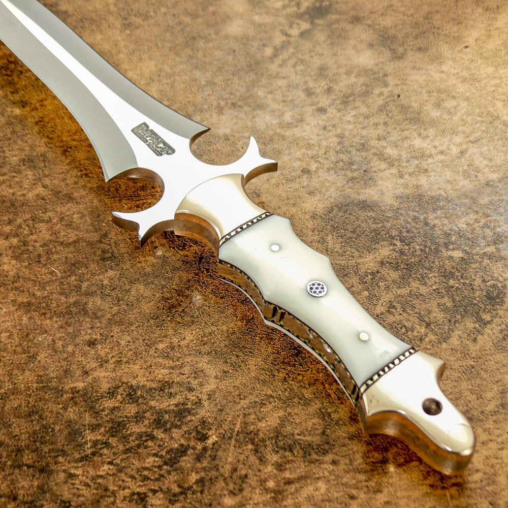 IMPACT CUTLERY RARE CUSTOM D2 FULL TANG BOOT KNIFE DAGGER